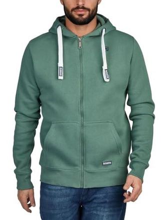 Riverso Sweat-shirt pour homme avec capuche et fermeture &eacute;clair, coupe r&eacute;guli&egrave;re RIVNoah Veste &agrave; capuche, sweat &agrave; capuche, pull &agrave; capuche brun, rouge, bleu, n