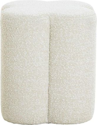 Light & Living Light&living - Pouf nalani Boucl&eacute; Dunkelgr&uuml;n - 38x38x45 cm