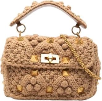 Valentino Sac bandouli&egrave;re Pre-owned - Femme - Pre-owned - Beige - Taille: ONE Size