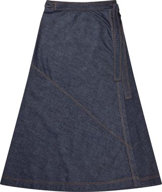 Munthe Femme, Jupes, Bleu, Taille: 50 FR Landrea Midi Skirt