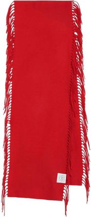 Toteme Kaschmir-Schal mit Quasten - - Accessories - Damen - Rot - ONE SIZE