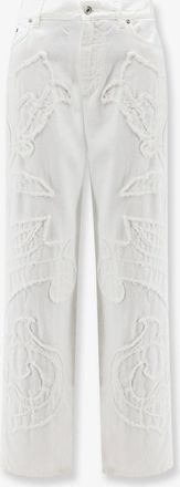 Dolce & Gabbana Boyfriend denim trousers with embroidery - DOLCE & GABBANA - gender_Woman