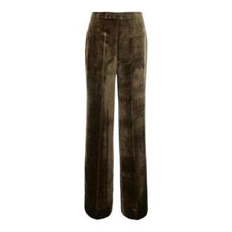 P.A.R.O.S.H. Oversized Samt-Hose - - Trousers - Damen - Braun - S