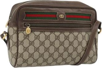 Gucci Sac bandouli&egrave;re vintage GG Canvas Pre-owned - Femme - Pre-owned - Beige - Taille: ONE Size