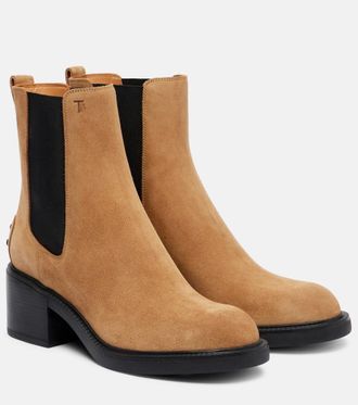 Tod's Chelsea Boots aus Veloursleder