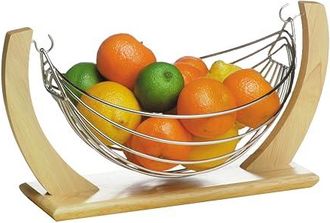 Premier Frucht Hängematte, Chrom, Rubberholz