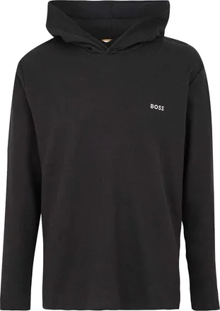 HUGO BOSS Hoodie zum &Uuml;berziehen f&uuml;r Herren, Waffelstrick (Schwarz)
