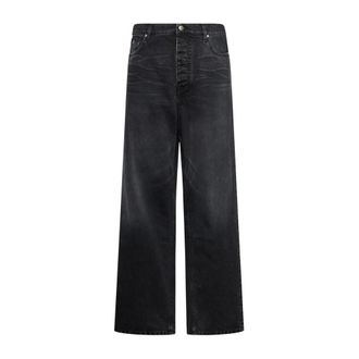 John Richmond Gerade Jeans mit seitlichen Details - - Jeans - Herren - Schwarzk - W30