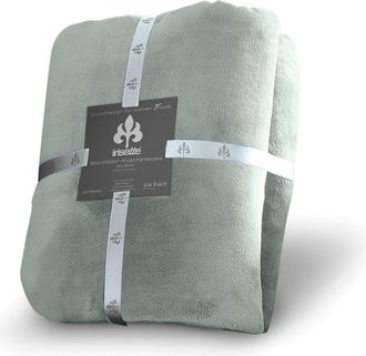 Irisette Microfaser Kuscheldecke Relax, grün, Größe:150 x 200 cm