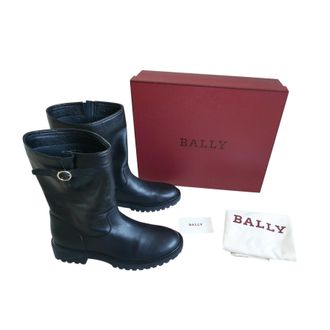 Bally Black Leather Daska Boots Size 39.5