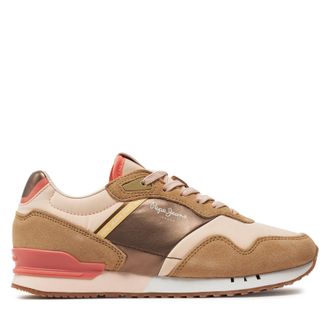 Pepe Jeans London Sneakers Pepe Jeans London Glam W PLS40006 Beige