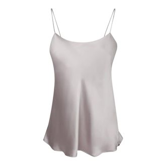 Herno Femme, Tops, Gris, Taille: 40 FR Top en satin