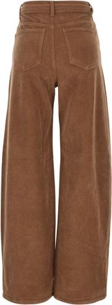 Twinset Cotton-Blend with Tech Finish Trousers - Brown