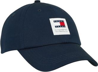 Tommy Hilfiger Tommy Jeans Casquette Homme Modern Patch Baseball, Bleu (Dark Night Navy), Taille Unique
