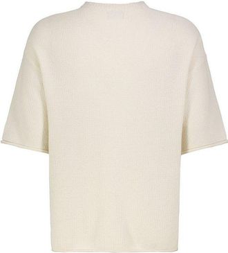 Sublevel T-Shirt Herren Strick T-Shirt in Waffeloptik Oversize Shirt, Strickstruktur, Baumwollmischung