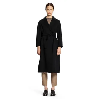 Max Mara Wool Broadcloth Midi Coat