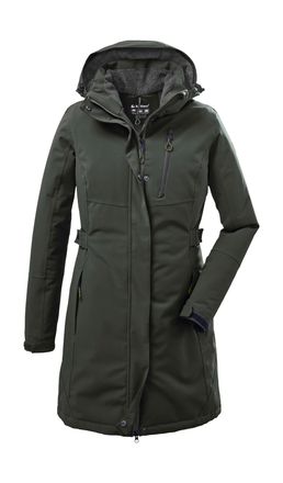 Killtec Parka KILLTEC KOW 165 WMN PRK, Damen, Gr. 36, gr&uuml;n (olivgr&uuml;n), Obermaterial: 100% Polyester;Futter: 100% Polyester;F&uuml;llung: 100% Polyester, Jacken Par