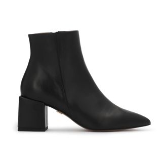 Kazar Kazar Leder-Stiefeletten mit verl&auml;ngertem Absatz - - Shoes - Damen - Schwarzk - 40 EU