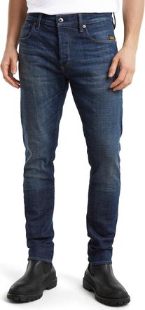 G-Star Herren 3301 Slim Jeans Jeans, Blau (Worn in Delta 51001-d441-g800), 30W / 34L
