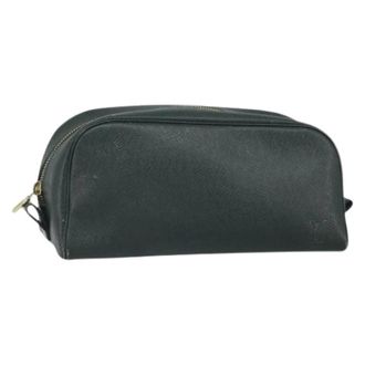 Louis Vuitton Pochette en cuir doccasion - Femme - Pre-owned - Vert - Taille: ONE Size