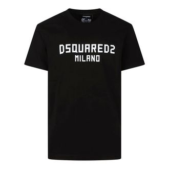 Dsquared2 Homme, Tops, Noir, Taille: M T-shirt Milano Cool Fit