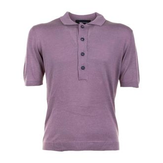 Tagliatore Polo Shirts - - Tops - Herren - Lila - S