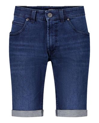 Gardeur Elastische Denim-Bermudas mit Beinumschlag, Modern Fit in
