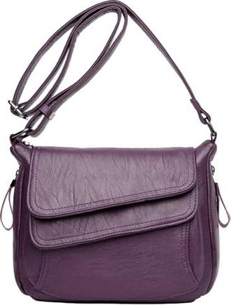 Generic Big Shoulder Bags Fashion Lady Bag Border Casual Sac &agrave; main Bandouli&egrave;re Sac &agrave; bandouli&egrave;re Sac Messenger Sac Univers, violet, taille unique