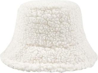 Generic Chapeau dhiver 2026 pour homme et femme - Chapeau de sport en polaire chaud pour lhiver, les voyages, les festivals, le p&ecirc;cheur, blanc, Taille unique