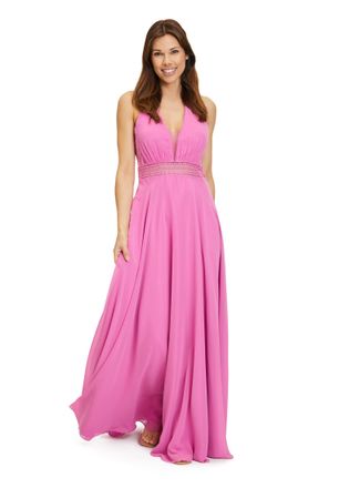 Vera Mont Damen 8648/4000 Kleid, Lila Azalee, 32