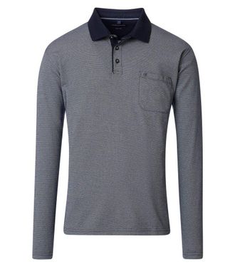 Casamoda Langarm-Poloshirt