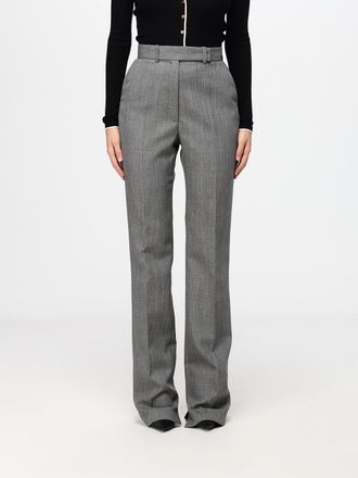 Elisabetta Franchi Pantalon skinny taille haute en laine &agrave; fermeture d&eacute;centr&eacute;e