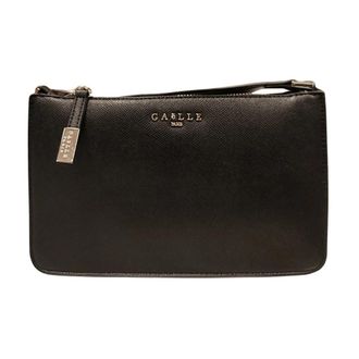 Ga&euml;lle Paris Schwarze Mini Crossbody Bag mit Metall-Logo - - Bags - Damen - Schwarzk - ONE SIZE