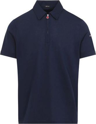 Kiton Homme, Tops, Bleu, Taille: XL Polo en coton
