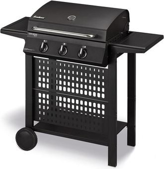 Enders Brasero - enders - Barbecue San Diego Next 3 - 3 br&ucirc;leurs Inox - Surface de cuisson 50,5 x 33 cm - Grille en inox - Tablettes lat&eacute;rales - Grille de