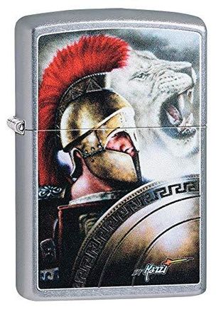 Zippo Mazzi - Street Chrome - Sturmfeuerzeug, nachf&uuml;llbar, in hochwertiger Geschenkbox