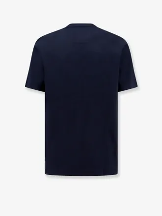 HUGO BOSS Mens Cotton T-Shirt Blue T-Shirts And Polos