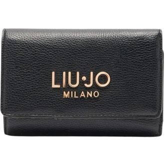 Liu Jo Femme, Accessoires, Noir, Taille: ONE Size Logo Clip Wallet