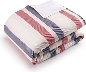 Tommy Hilfiger Bettwäsche-Garnitur TH Bold Stripe Farbe Off-White Größe 200x200+2x80x80