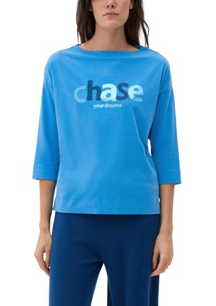 s.Oliver Damen T-Shirts 3/4 T Shirts 3 4 Arm, Blau, 32 EU