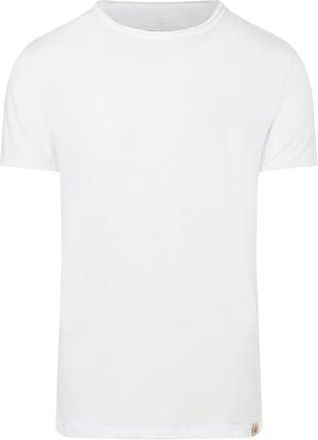 Timezone Ripped Basic T-Shirt Homme 22-10272, Blanc, XXL