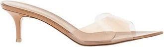 Gianvito Rossi Sandalen - Elle 55 Mule - Gr. 40 (EU) - in Beige - f&uuml;r Damen