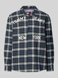 Tommy Jeans Relaxed Fit Freizeithemd aus reiner Baumwolle