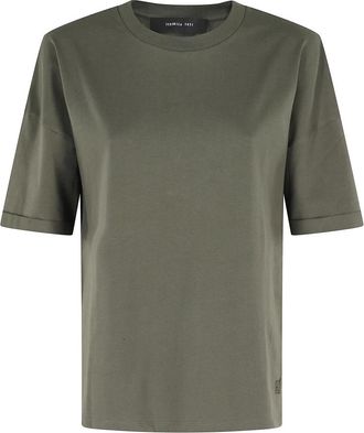Federica Tosi Femme, Tops, Vert, Taille: 34 FR T-Shirt en jersey