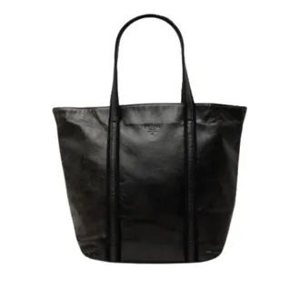 Prada Pre-owned Vintage Leather Tote - - Pre-owned - Damen - Schwarzk - ONE SIZE
