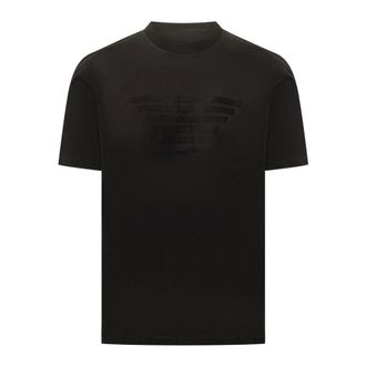 Emporio Armani Homme, Tops, Noir, Taille: S T-Chemises