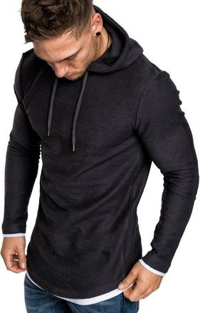 Amaci & Sons Kapuzenpullover PEORIA 2in1 Kapuzenpullover