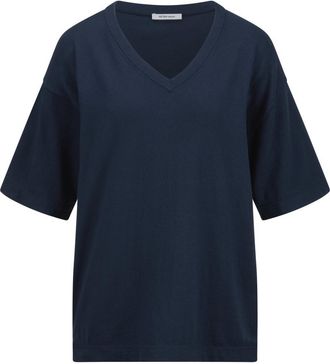 Peter Hahn V-Pullover Peter Hahn blau