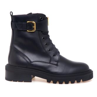 Via Roma 15 Anfibio Schn&uuml;rstiefel - - Shoes - Damen - Schwarzk - 40 EU