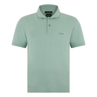 HUGO BOSS Homme, Tops, Vert, Taille: XL Polo en Piqu&eacute; de Coton